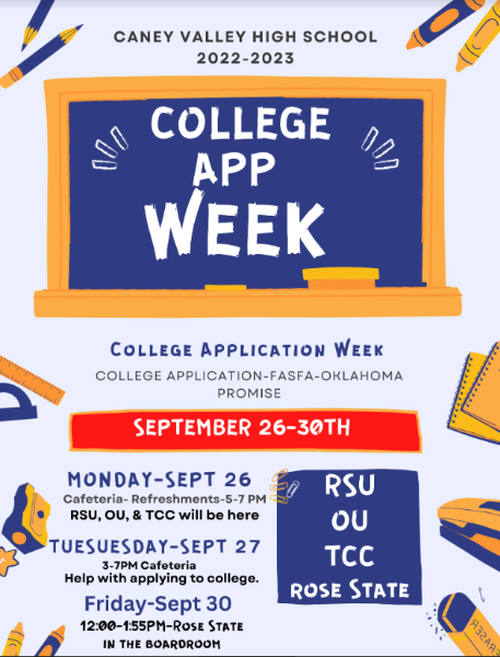 Caney Valley - COLLEGE APP WEEK